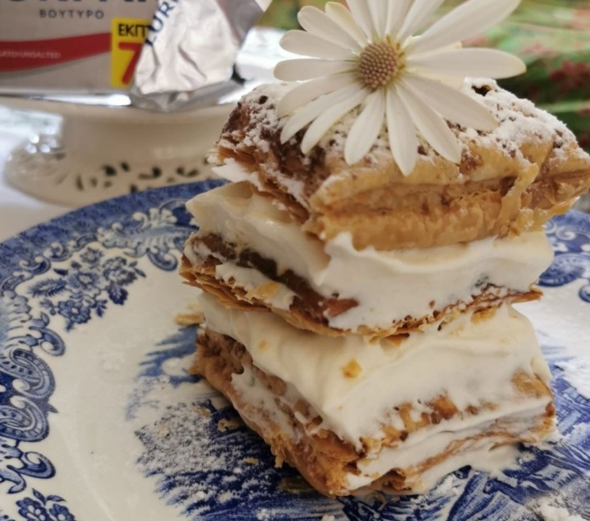 Millefeuille με βελούδινη κρέμα βανίλιας! | Sokolatomania Sokolatomania
